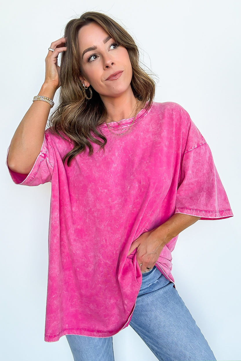 Weekend Awaits Mineral Wash Oversized Top - BACK IN STOCK · Madison ...